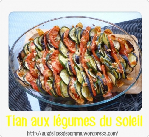 Recette Tian Aux Légumes Du Soleil